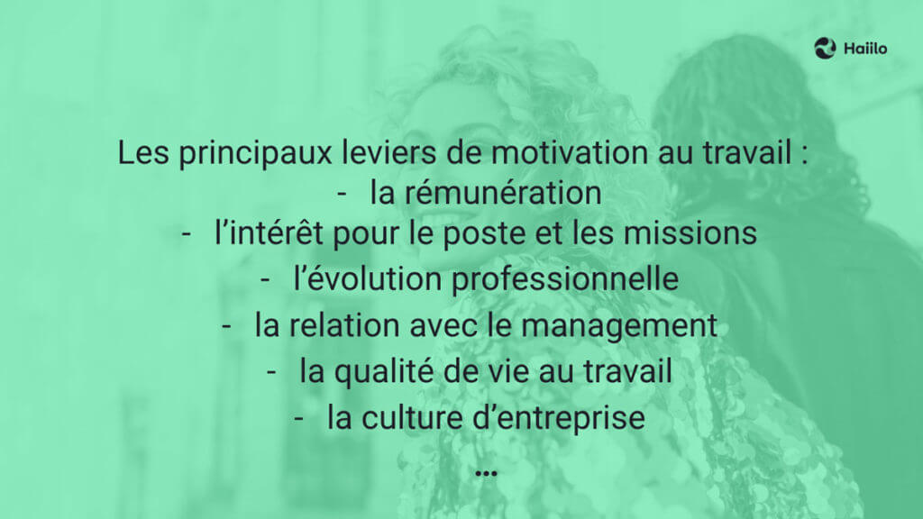 Les leviers de motivation pour la performance au travail