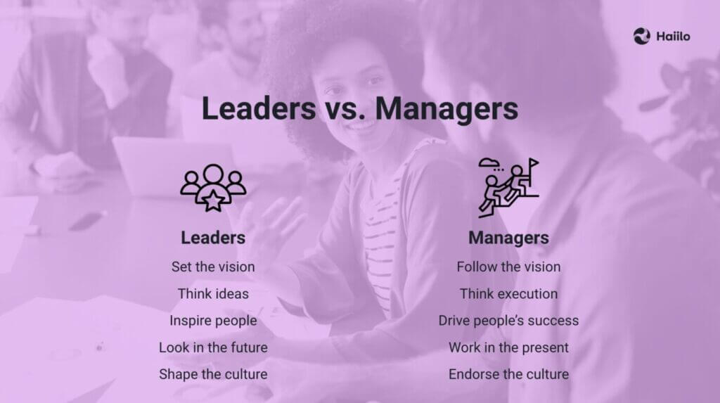 Leadership vs. Management - the 5 Main Differences