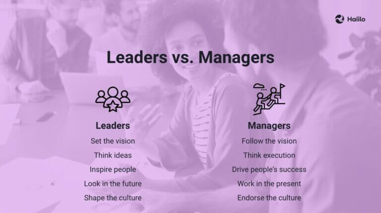 Leadership vs. Management - the 5 Main Differences